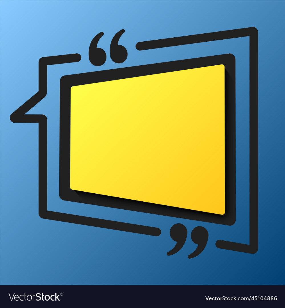 Quote frame blank text boxes background Royalty Free Vector