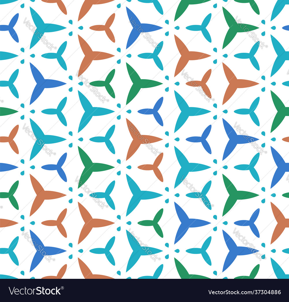 Retro bright seamless geometry pattern design Vector Image