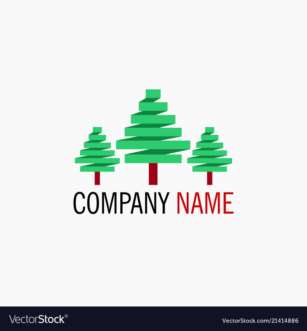 Simple tree logo Royalty Free Vector Image - VectorStock