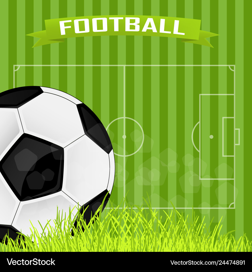 Background for football cards Royalty Free Vector Image