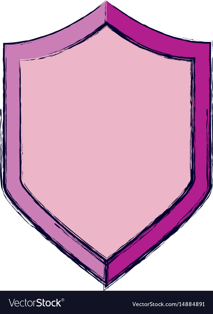 Badge security emblem Royalty Free Vector Image