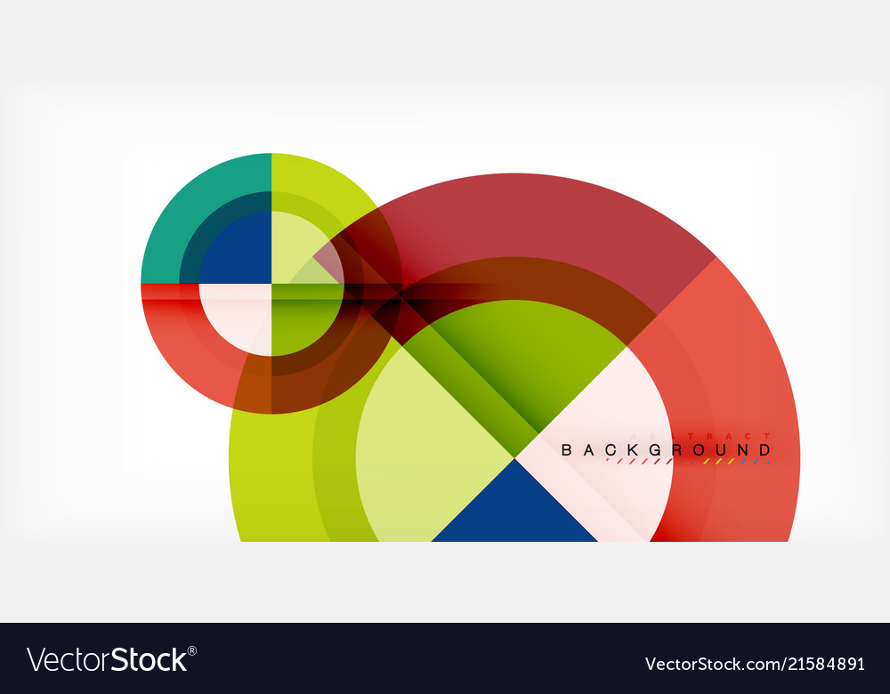 Circle abstract background Royalty Free Vector Image