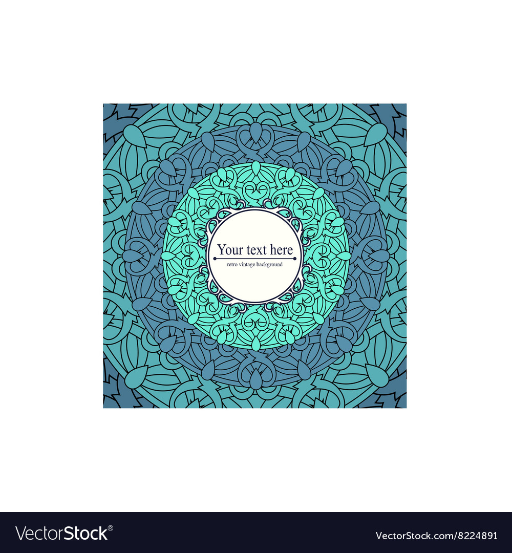 Decorative background with a circular Royalty Free Vector