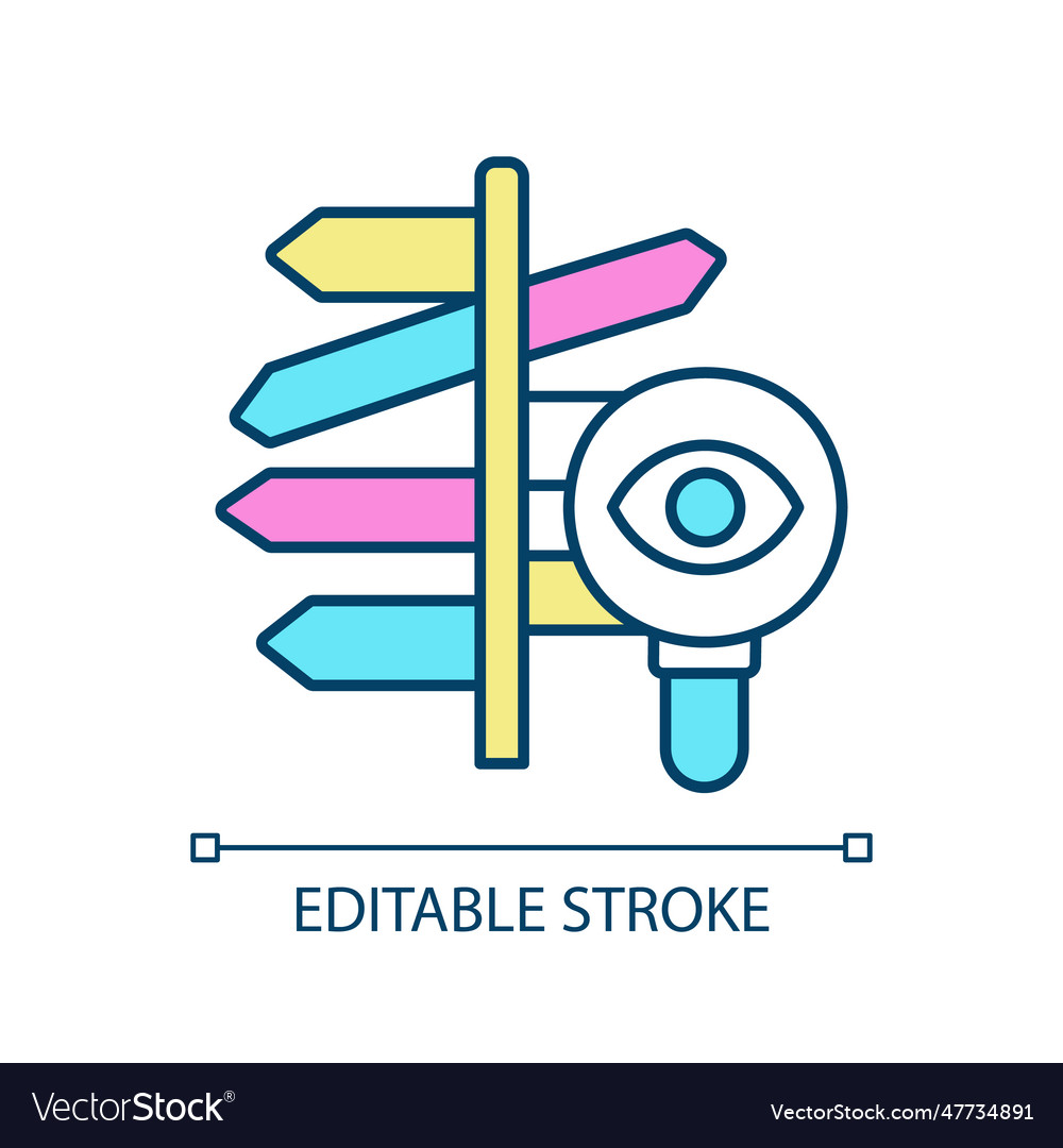 Informed decision making rgb color icon Royalty Free Vector Informed decision making rgb color icon Royalty Free Vector