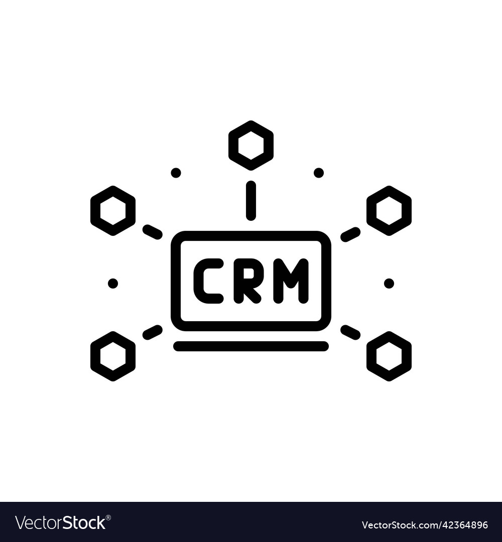 Crm Royalty Free Vector Image - VectorStock
