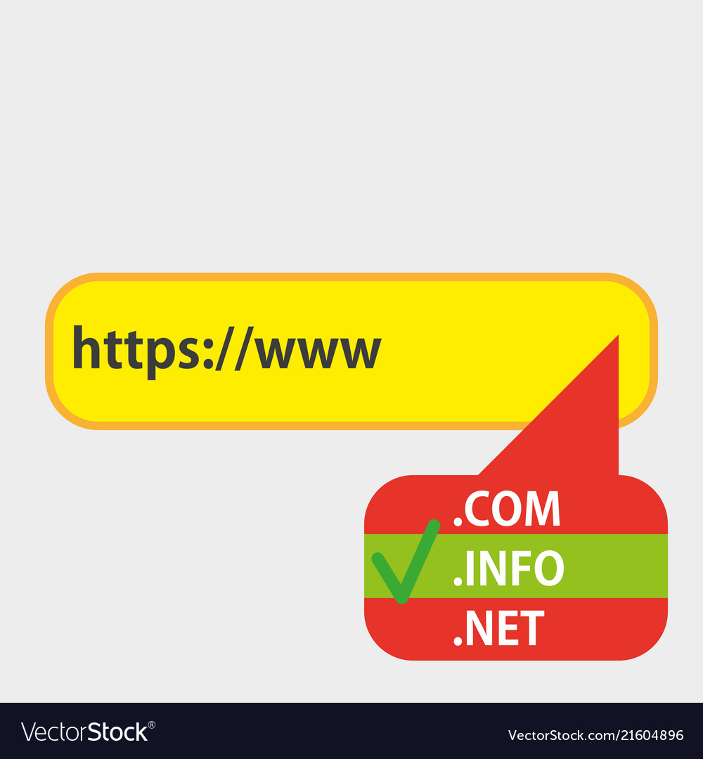 Domain checker website process demo analytics Vector Image