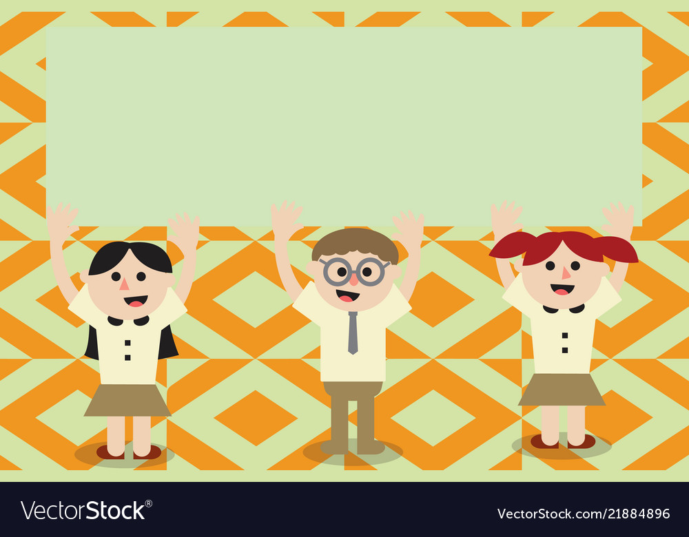 Flat design business empty Royalty Free Vector Image