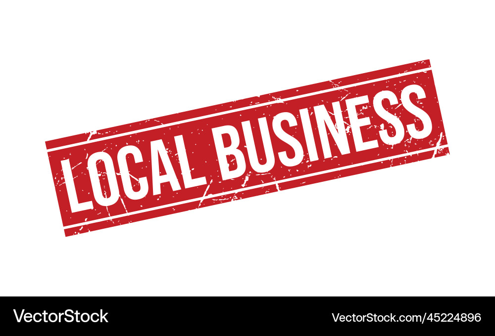 Local business rubber stamp seal Royalty Free Vector Image