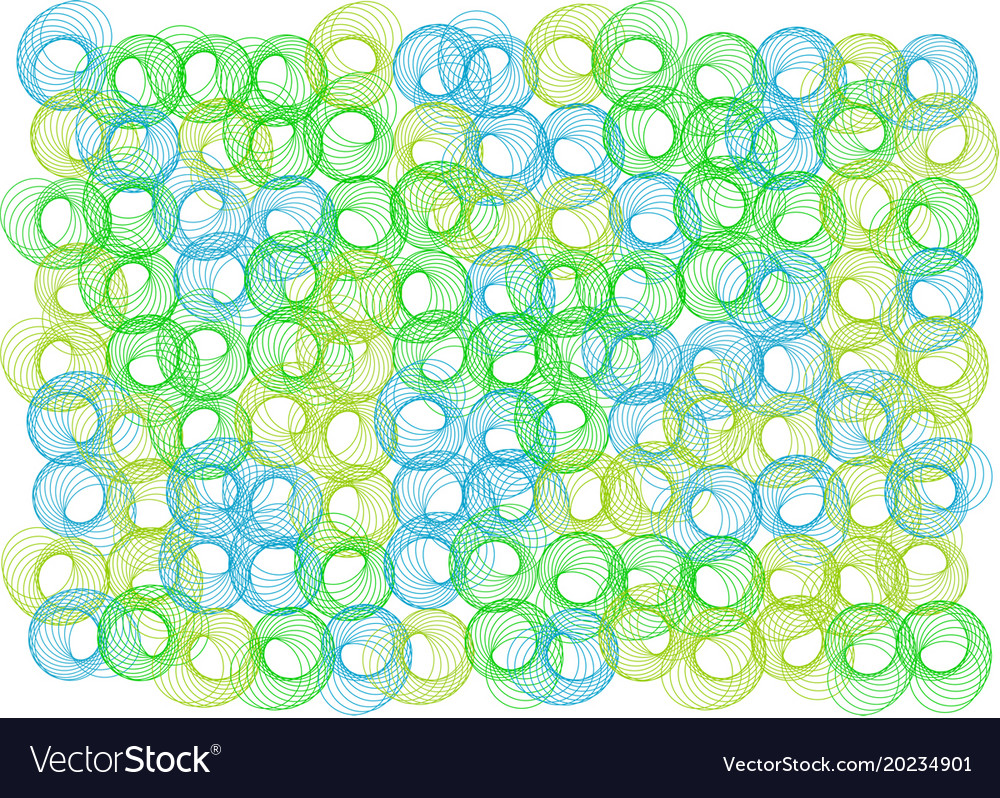 Abstract colored springs shape pattern style Vector Image
