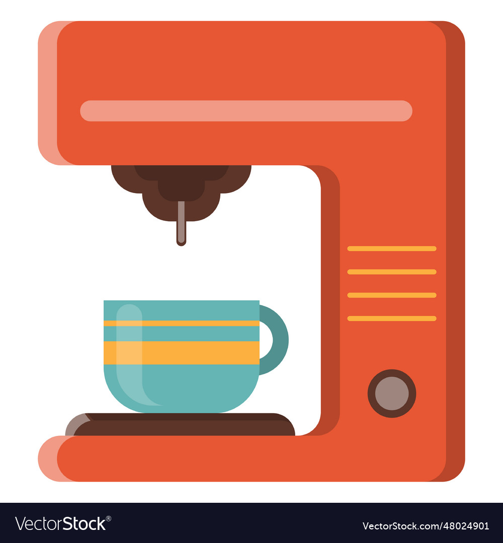 Coffee machine icon Royalty Free Vector Image - VectorStock