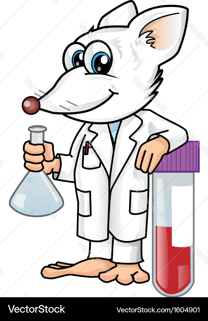 Lab rat Royalty Free Vector Image - VectorStock