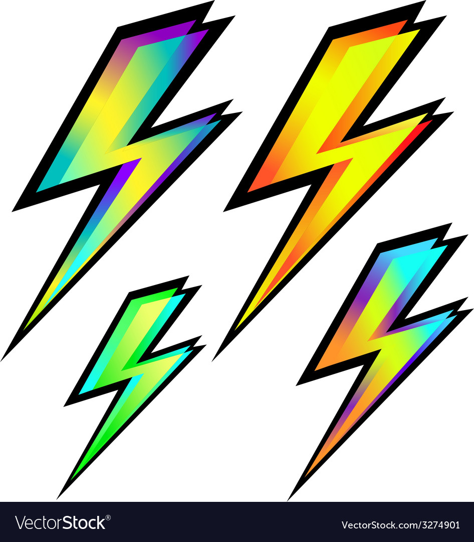 Sign lightning Royalty Free Vector Image - VectorStock