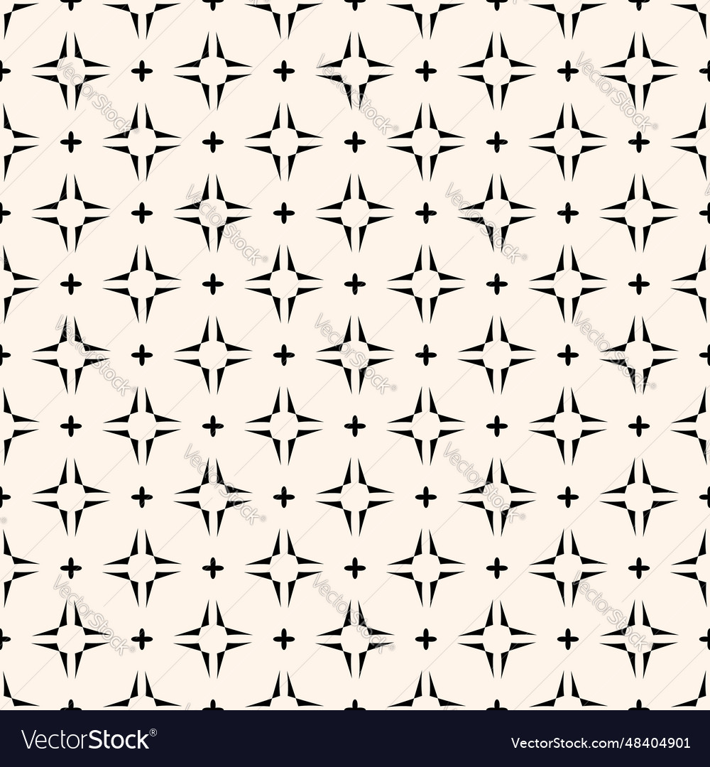 Simple minimalist geometric seamless pattern Vector Image