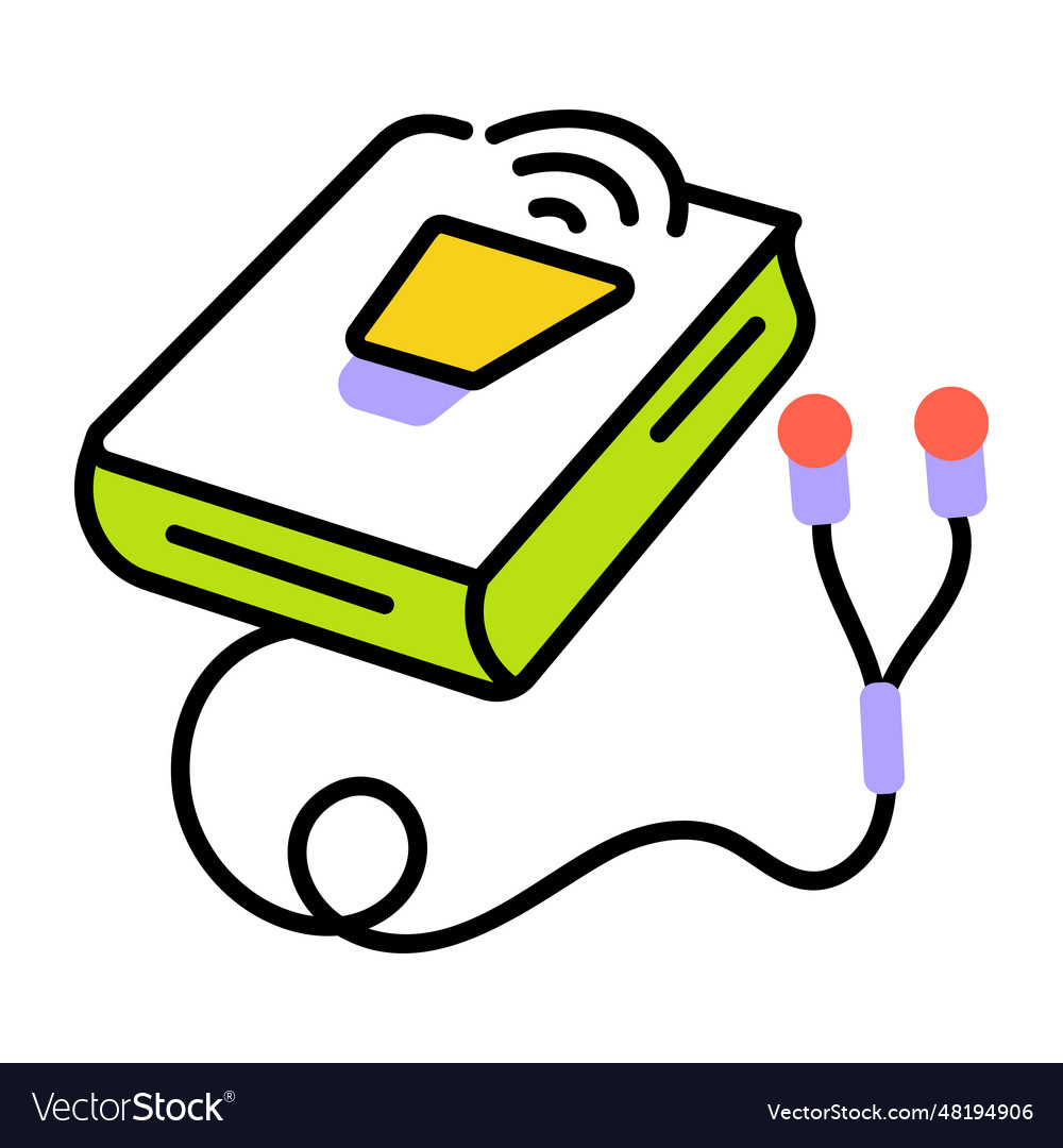 Audiobook Royalty Free Vector Image - VectorStock