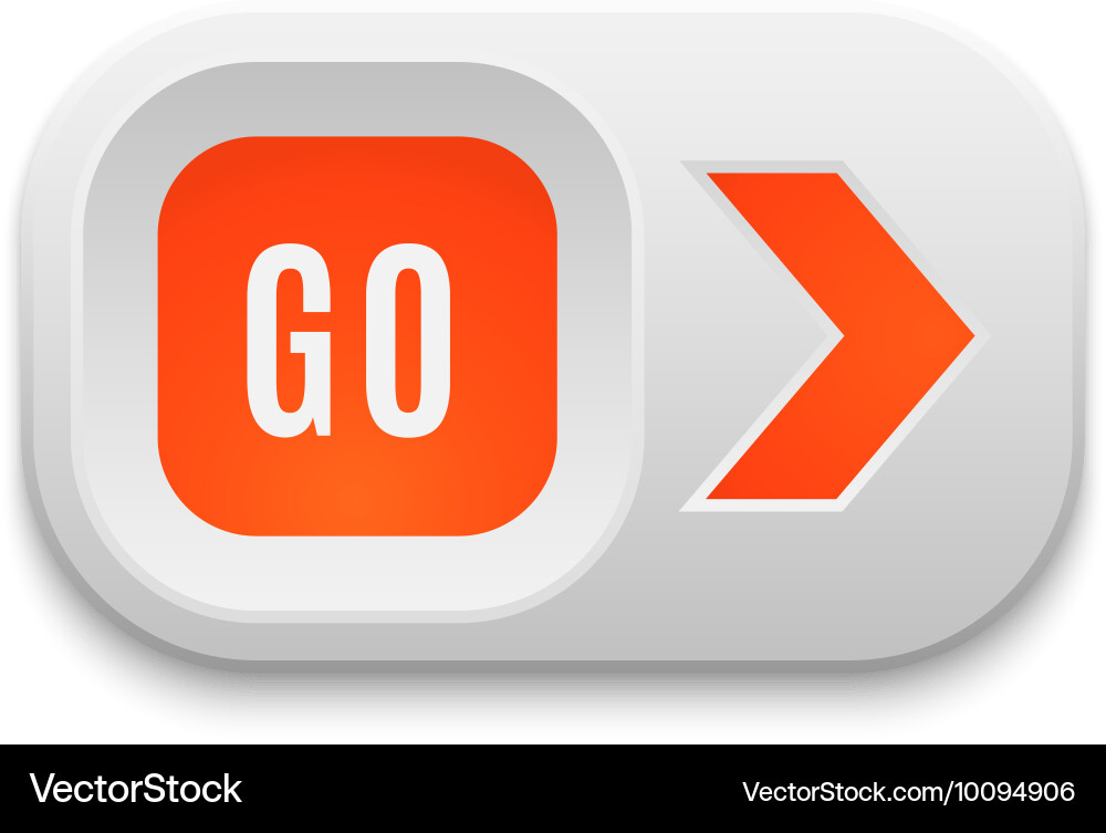 Ok button isolated Royalty Free Vector Image - VectorStock