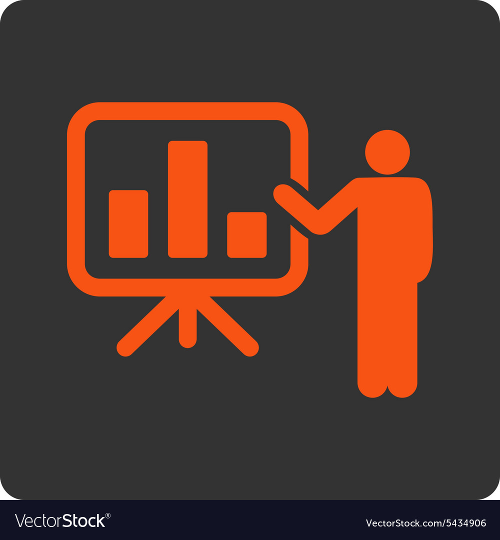 Presentation icon Royalty Free Vector Image - VectorStock