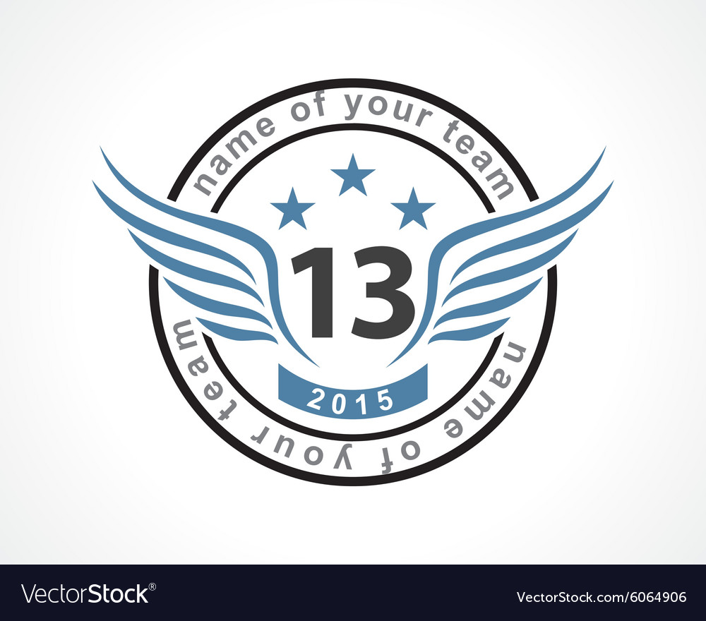 Round emblem Royalty Free Vector Image - VectorStock