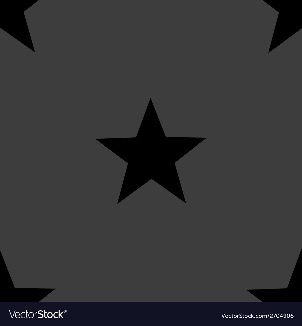 Star web icon flat design seamless gray pattern Vector Image