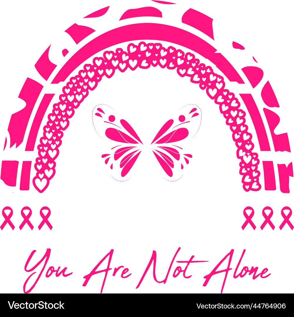 Support squad you are not alone t-shirt design Vector Image