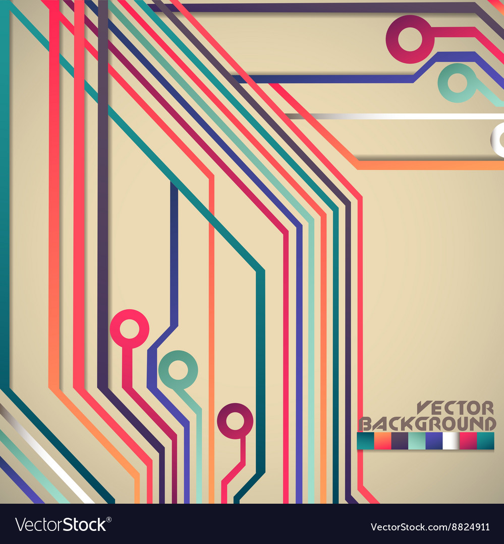 Abstract background with lines Royalty Free Vector Image