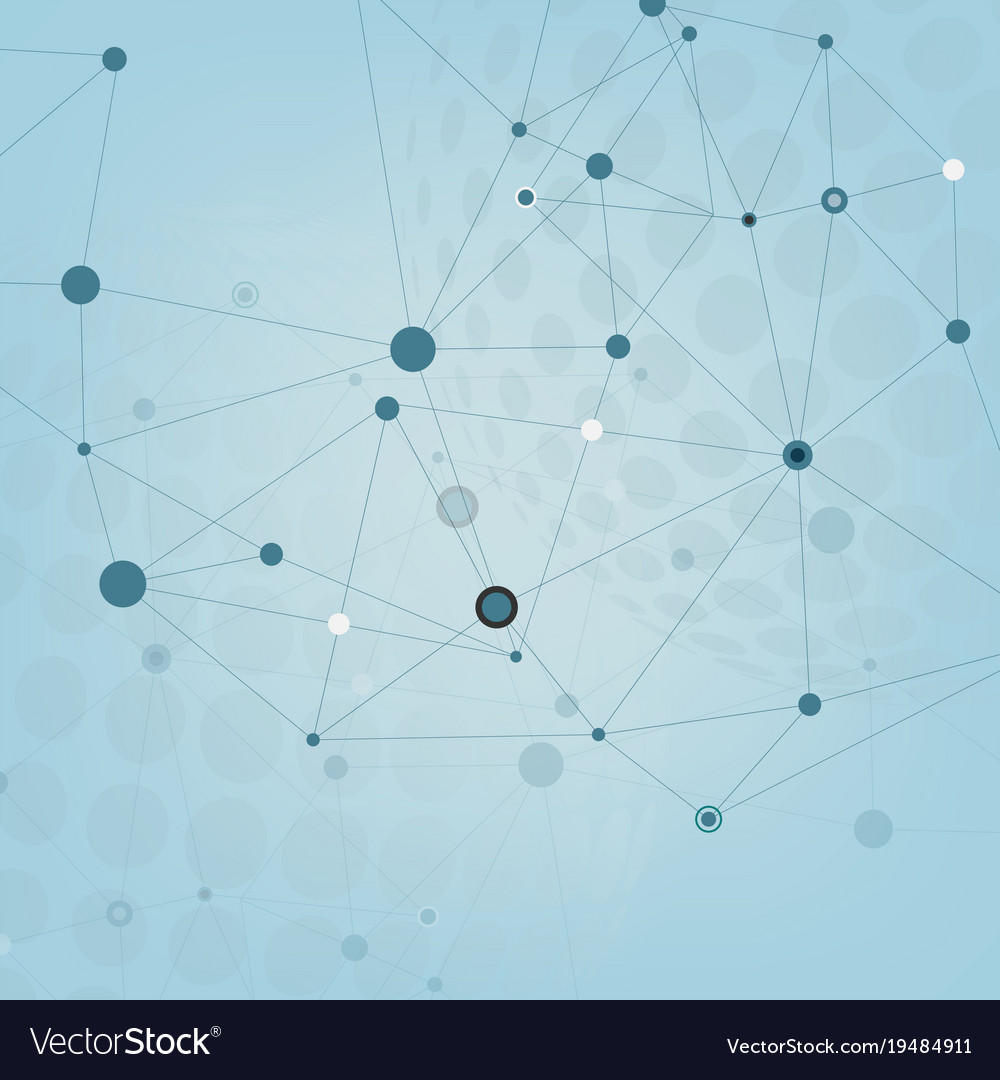 Connection science background Royalty Free Vector Image