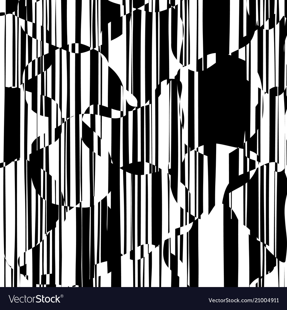 Random chaotic lines abstract geometric pattern Vector Image