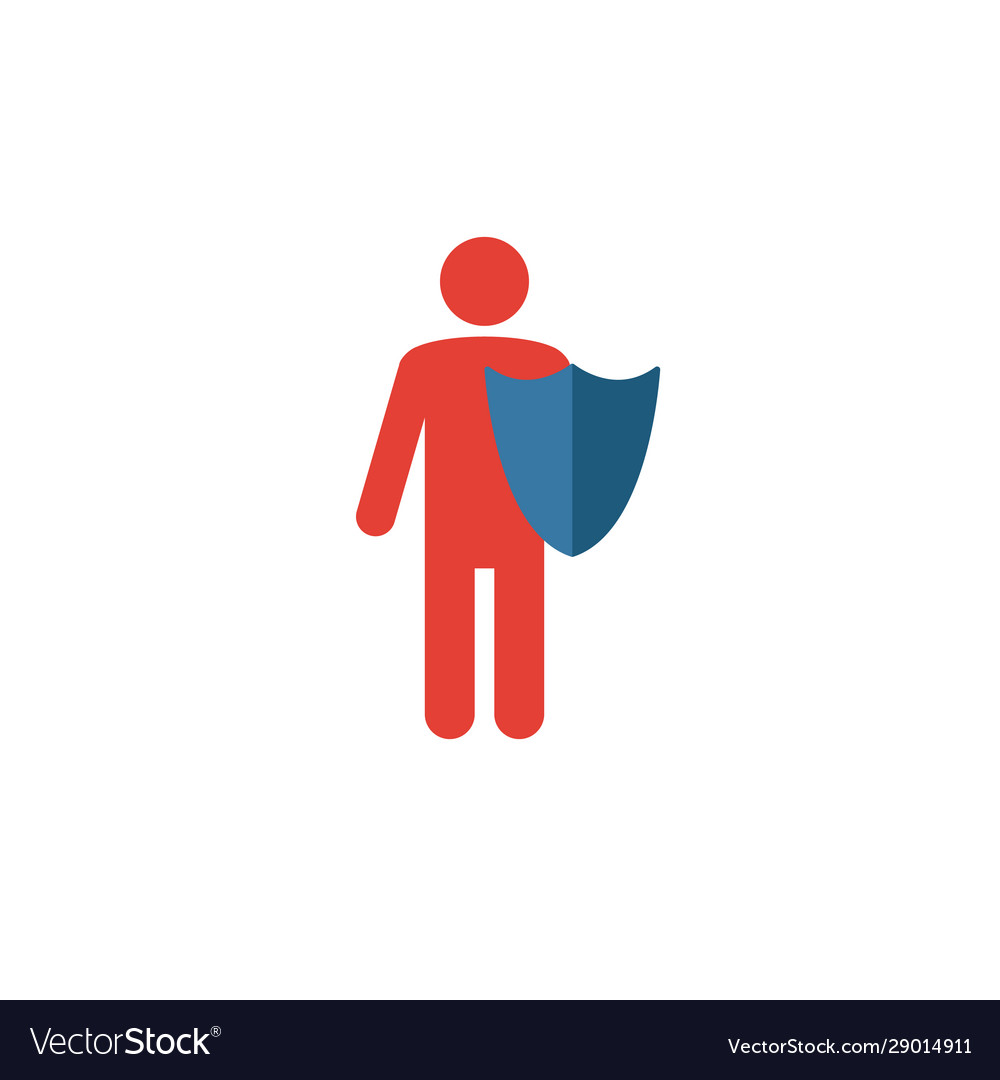 Reliability icon flat creative element from Vector Image