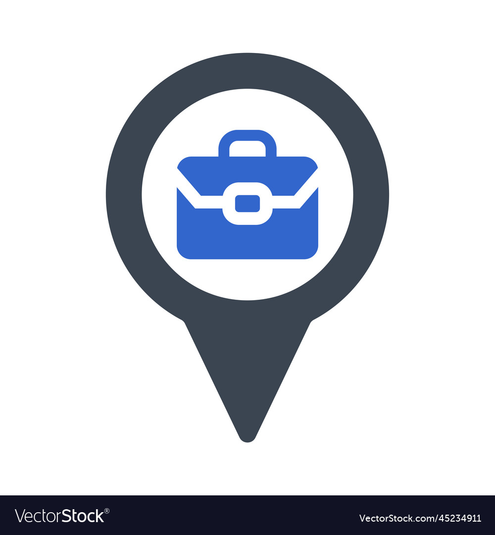 Work location icon Royalty Free Vector Image - VectorStock