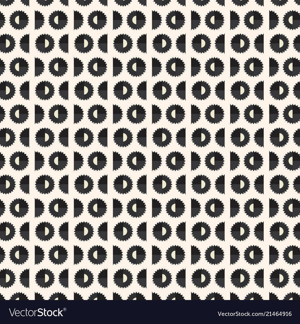 Circular shapes pattern Royalty Free Vector Image