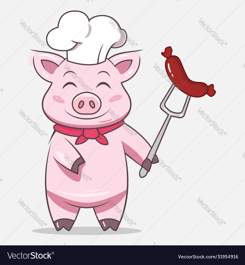 Pig Royalty Free Vector Image - VectorStock