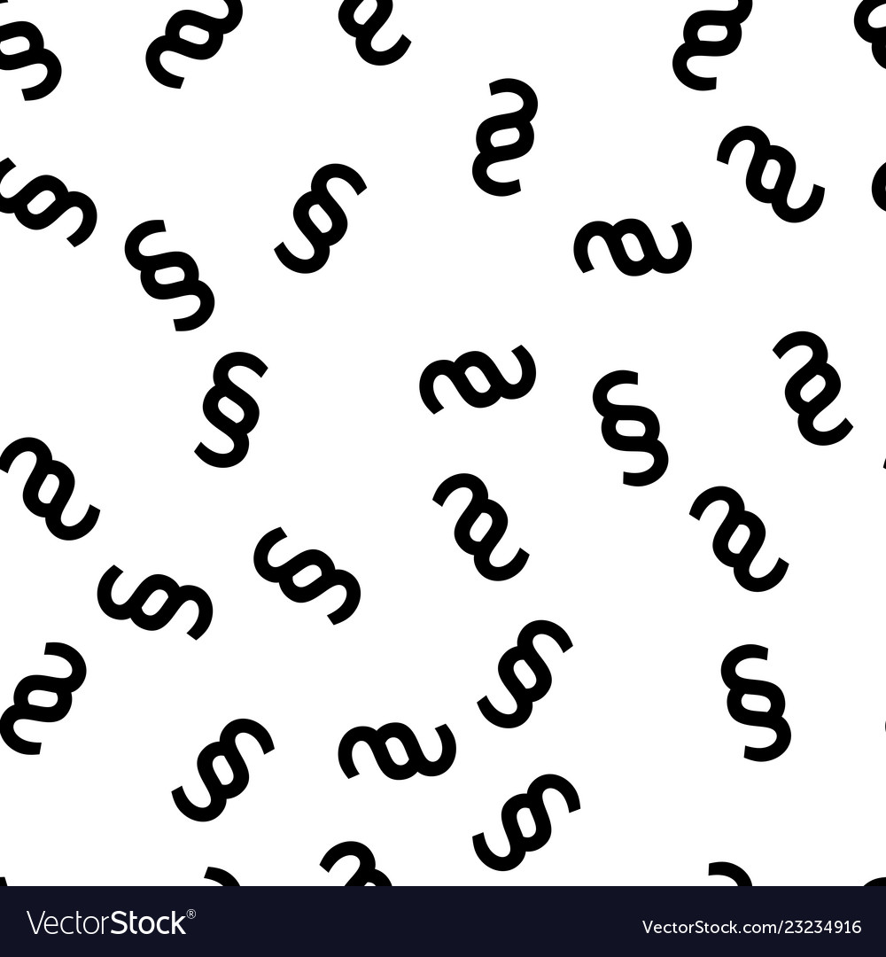 Section signs random seamless pattern Royalty Free Vector