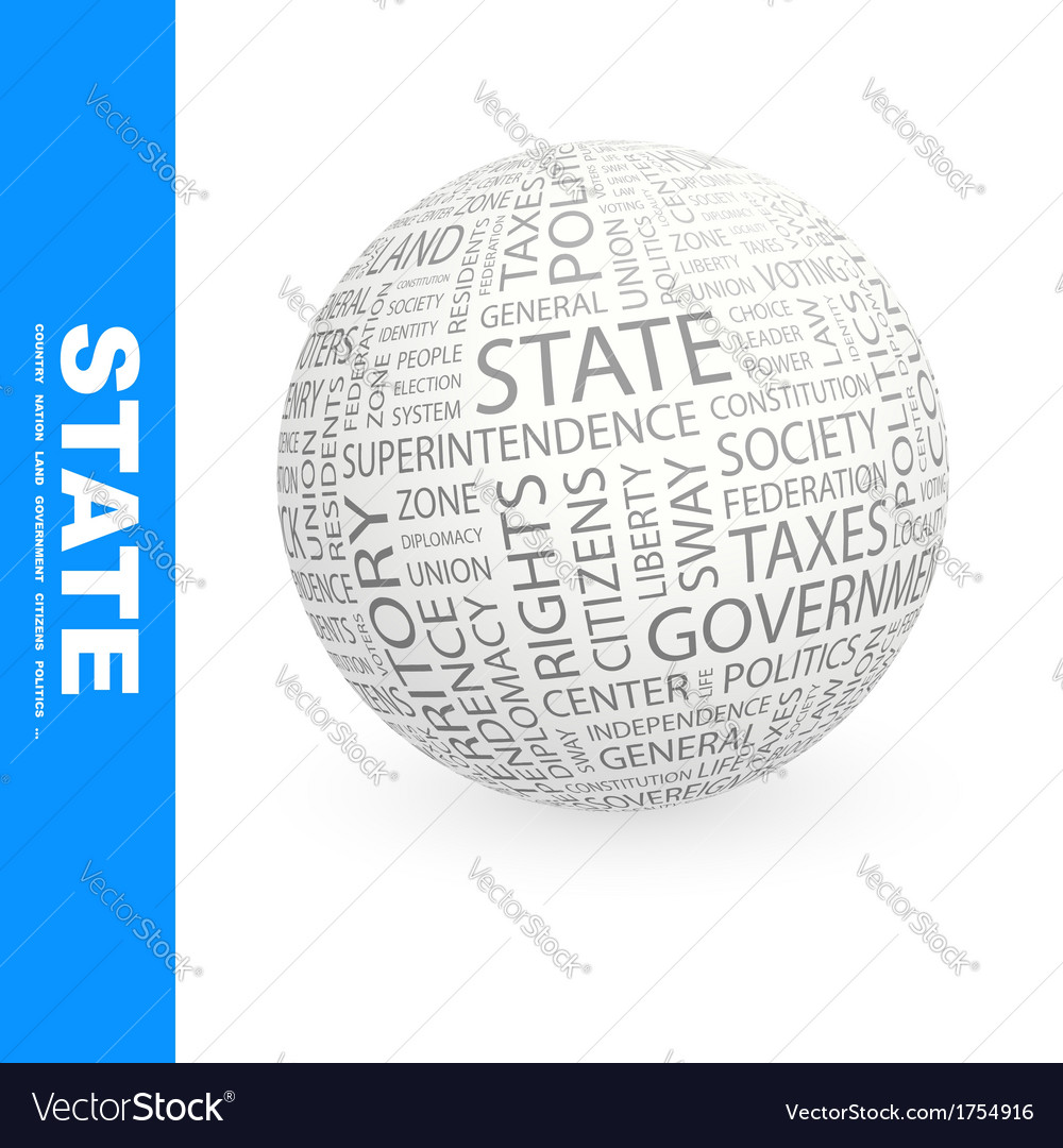State Royalty Free Vector Image - VectorStock