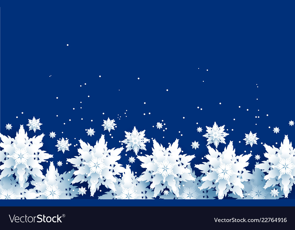 White snow background Royalty Free Vector Image