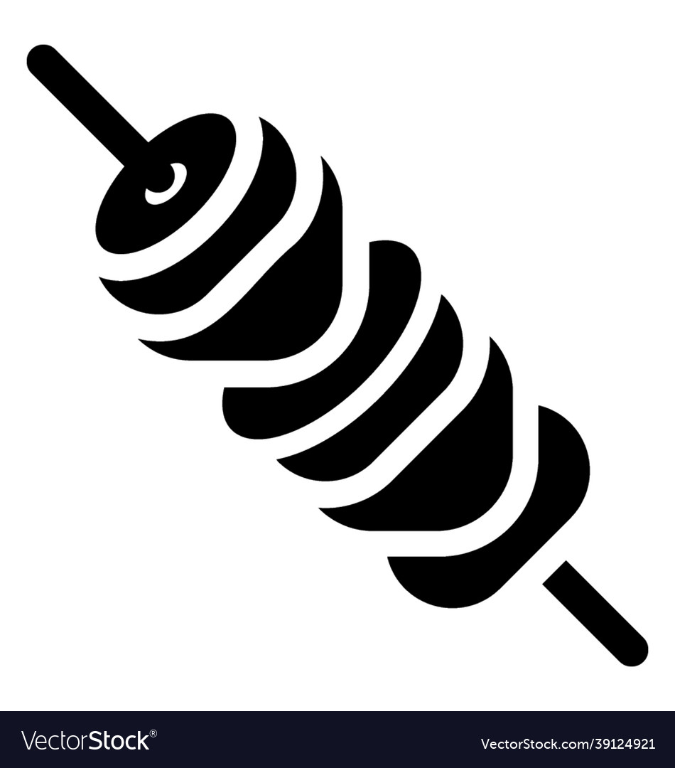 Bbq skewer Royalty Free Vector Image - VectorStock