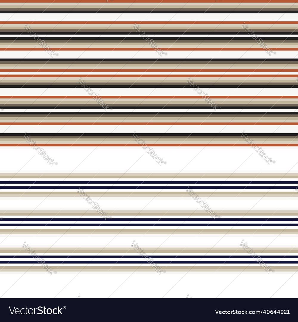 Brown double striped seamless pattern design Vector Image