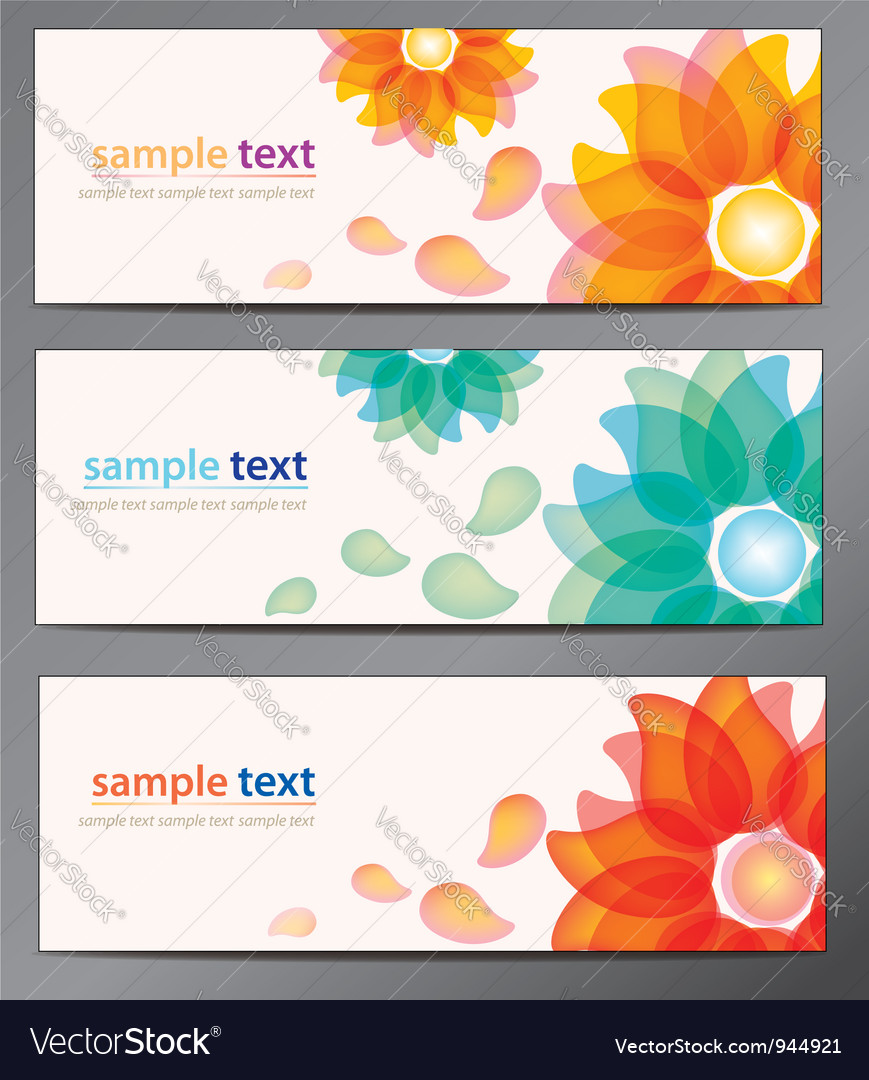 Cards set Royalty Free Vector Image - VectorStock
