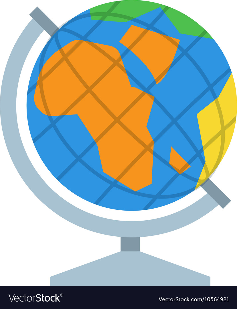 Earth globe icon Royalty Free Vector Image - VectorStock