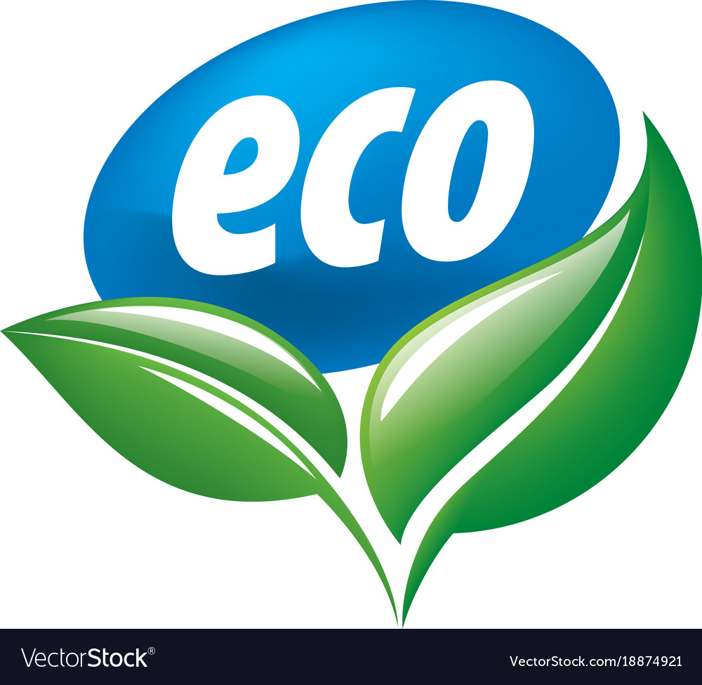 Logo eco Royalty Free Vector Image - VectorStock