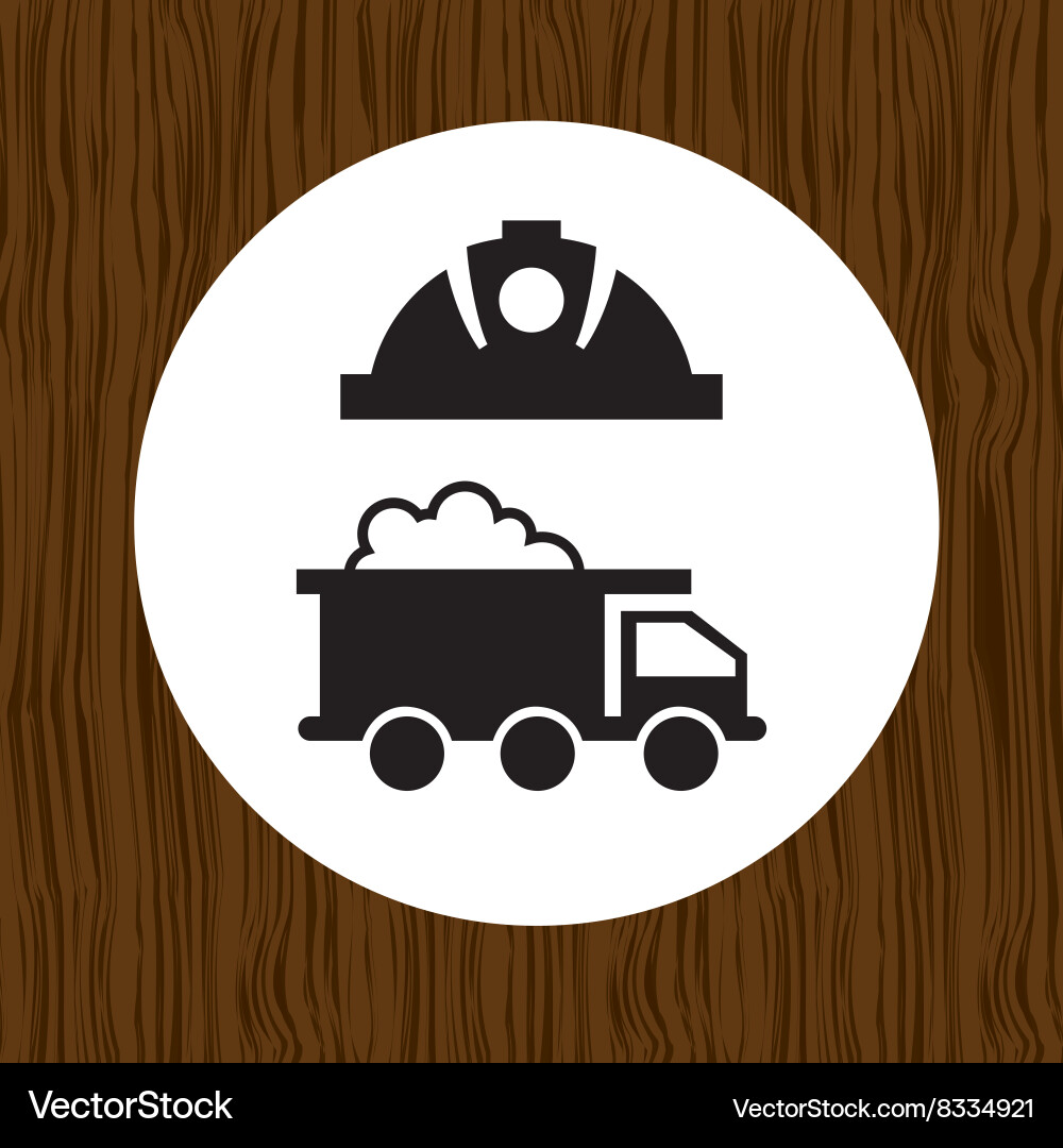 Mining industry design Royalty Free Vector Image