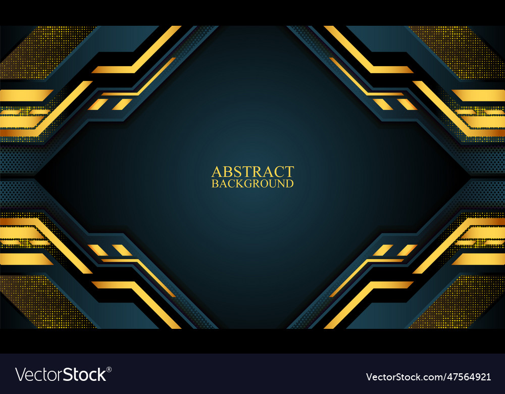 Modern abstract dark technology background Vector Image