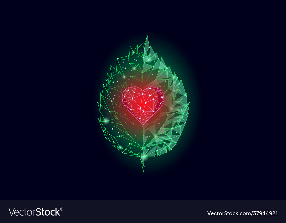 Plant tree ecological abstract concept 3d render Vector Image