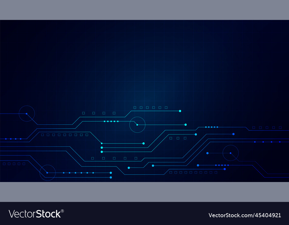 Technology background with hi-tech digital data Vector Image