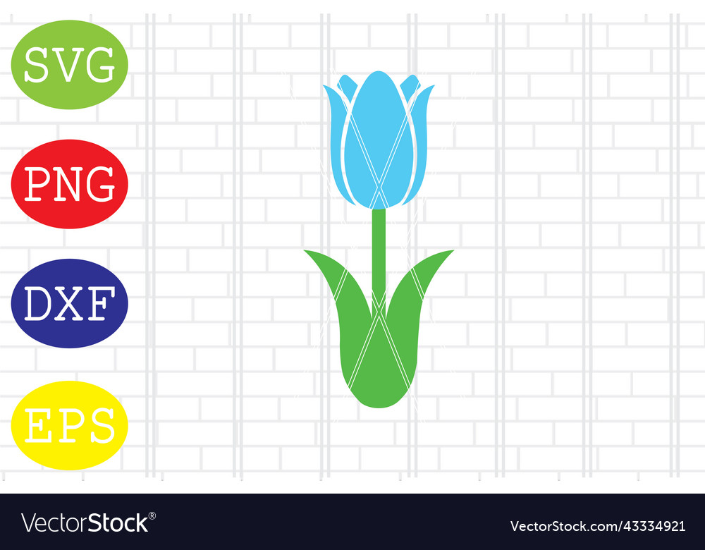 Tulip 3 Royalty Free Vector Image - VectorStock