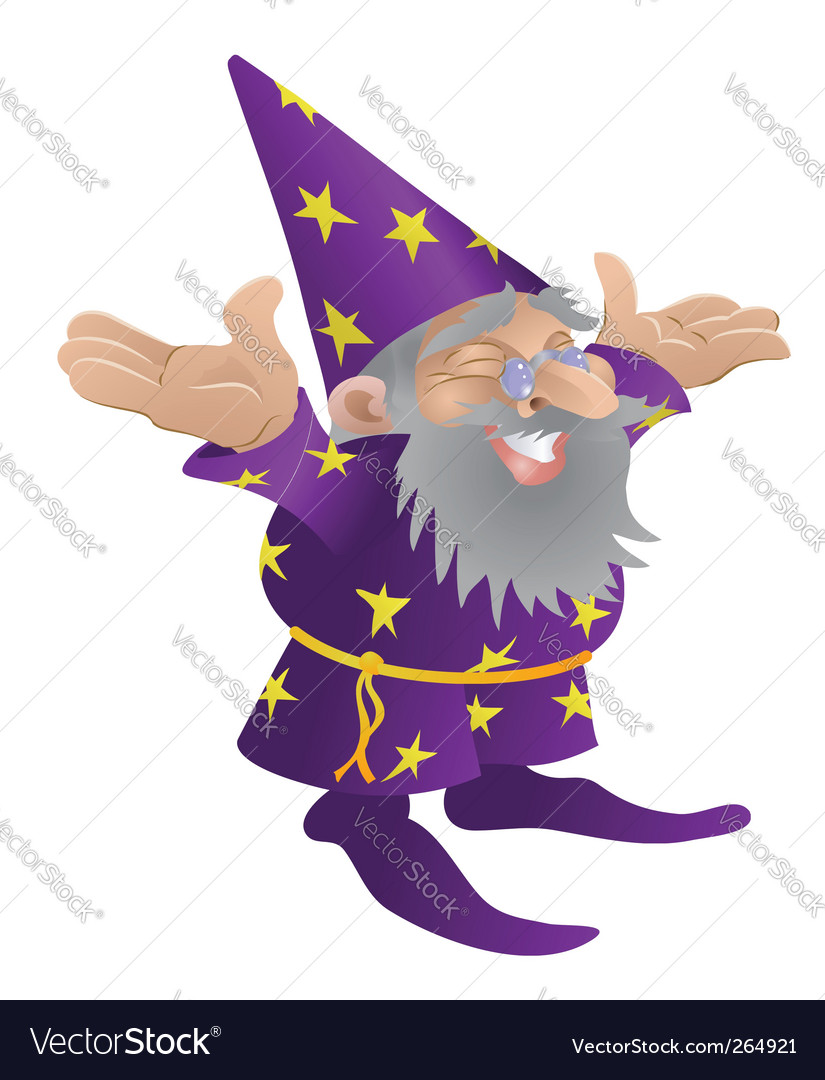 Wizard Royalty Free Vector Image - VectorStock