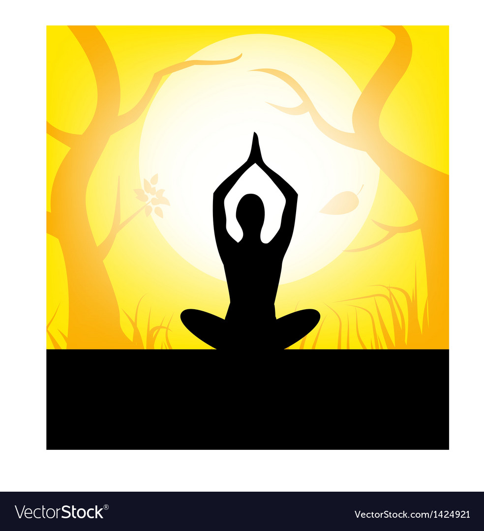 Yoga Royalty Free Vector Image - VectorStock