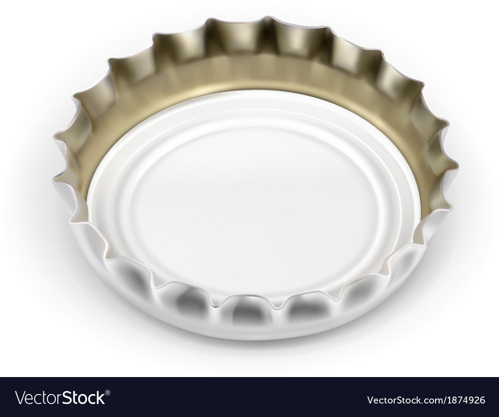 Bottle cap Royalty Free Vector Image - VectorStock