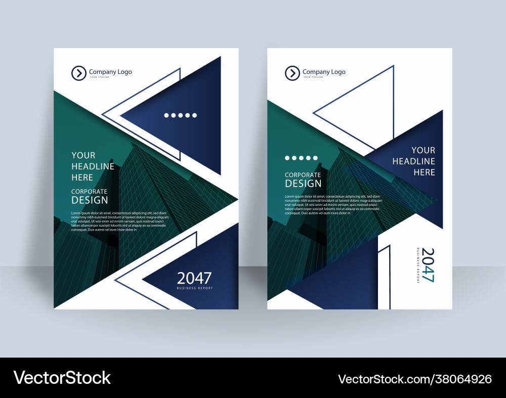 Custom background business book cover design Vector Image