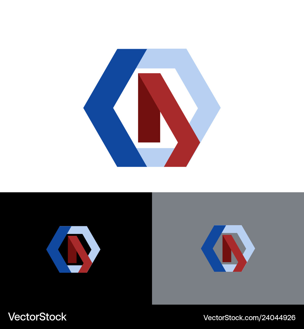 Letter business company logo Royalty Free Vector Image