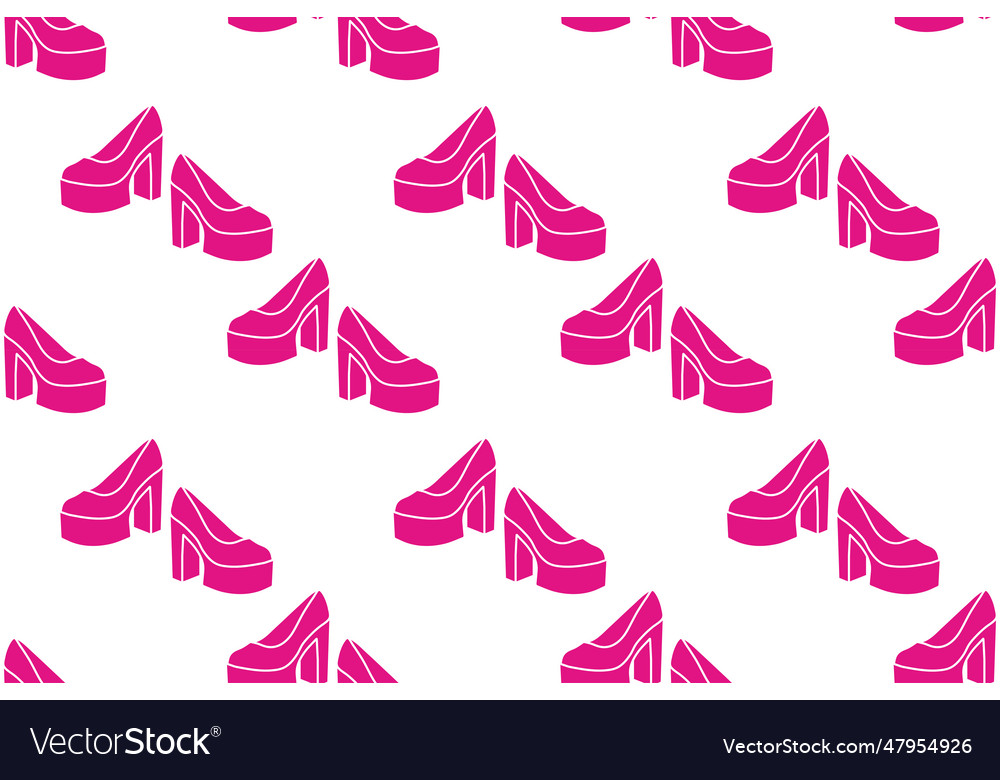 Repeat background barbie style seamless pattern Vector Image