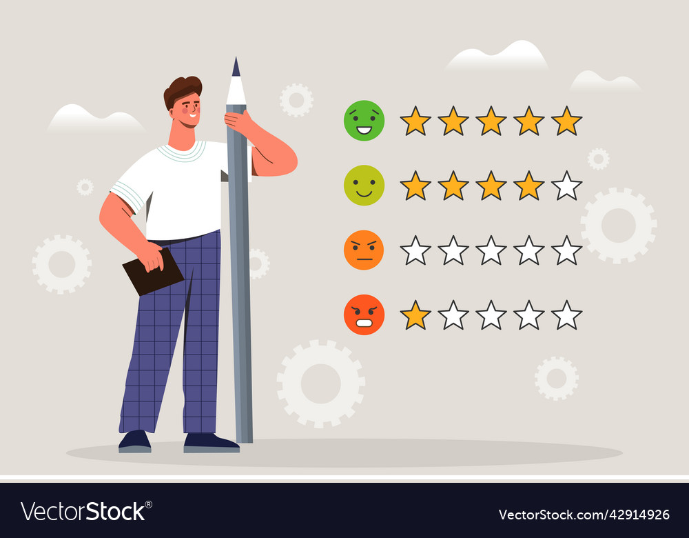 Survey feedback concept Royalty Free Vector Image
